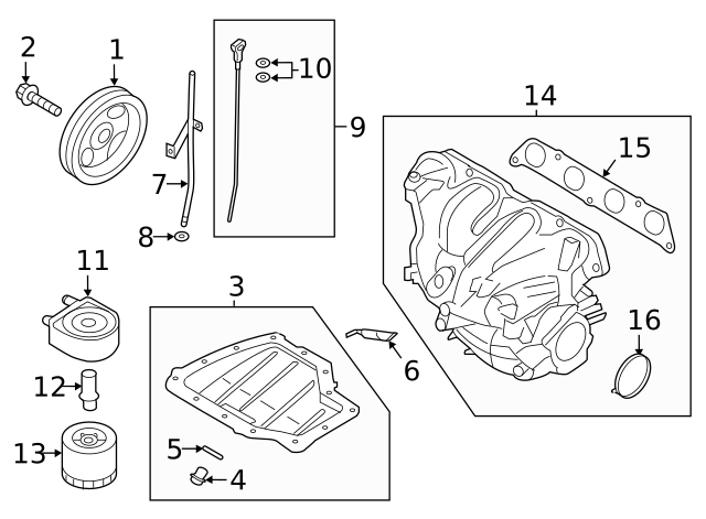2019-2022 Hyundai Veloster N Intake Manifold O-Ring 28312-2E050 | OEM ...