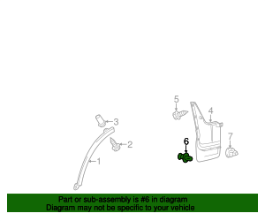 55799-28010 - Mud Guard Clip - 2010-2020 Lexus GX460 | MyLexusParts