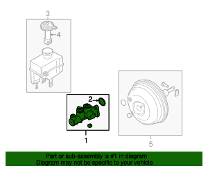 2005-2009 Land Rover Brake Master Cylinder LR014528 | AutoNationParts.com