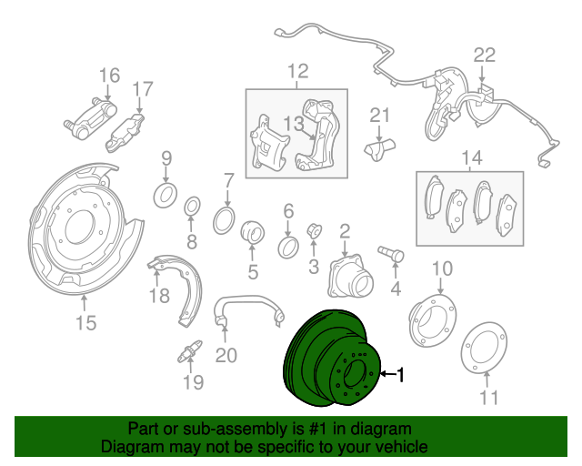 2008-2021 Lexus LX570 Rotor 42431-60290 | OEM Parts Online