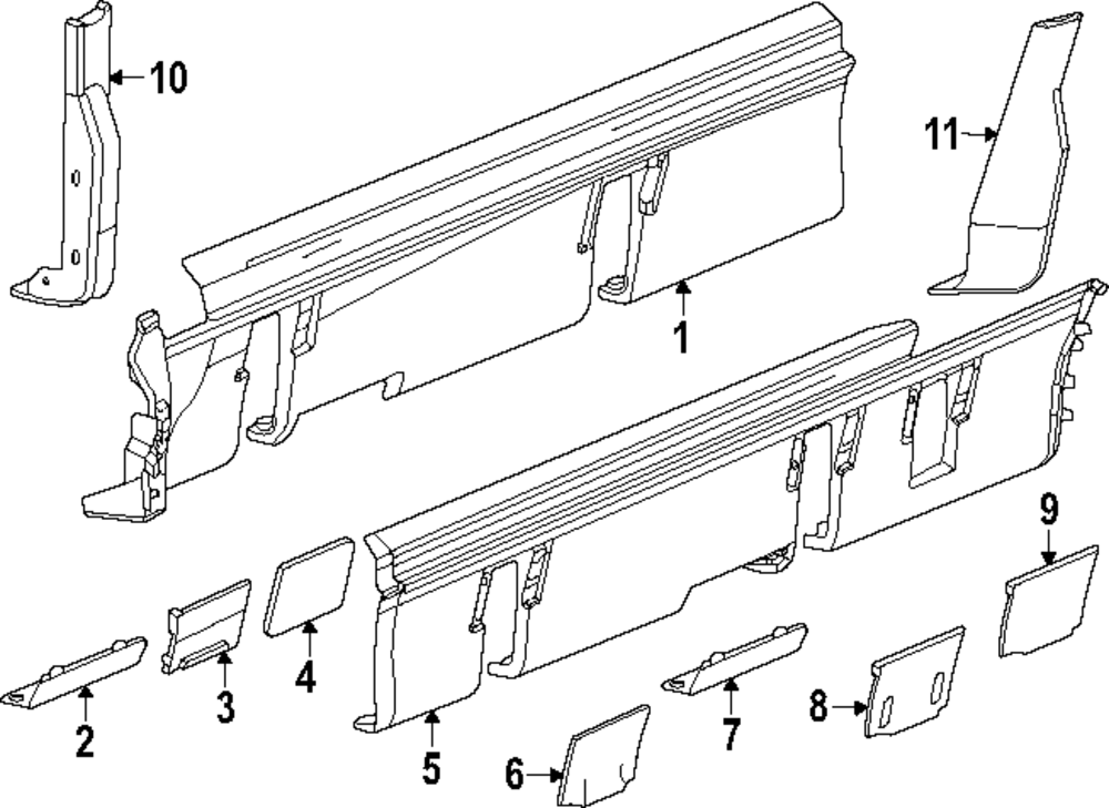 2024-2025 GMC Sierra EV Protector 85012111 GM | GMPartsDirect.com