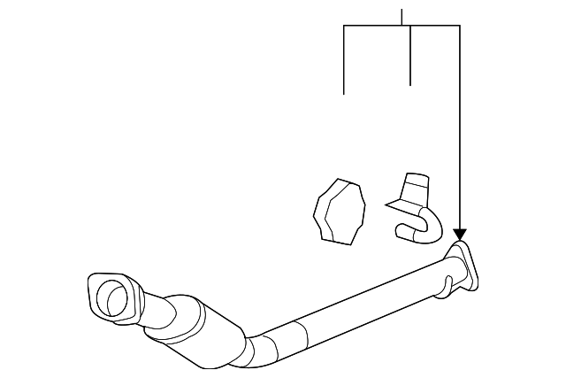 2007-2009 GM Three-Way Catalytic Converter Kit with Exhaust Manifold ...