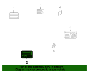 97699-2J100 - AC Label 2009 Kia Borrego | Kia.Parts Store