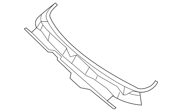 2009-2021 Mopar Cowl Grille 55112305AD | Canada Mopar Parts