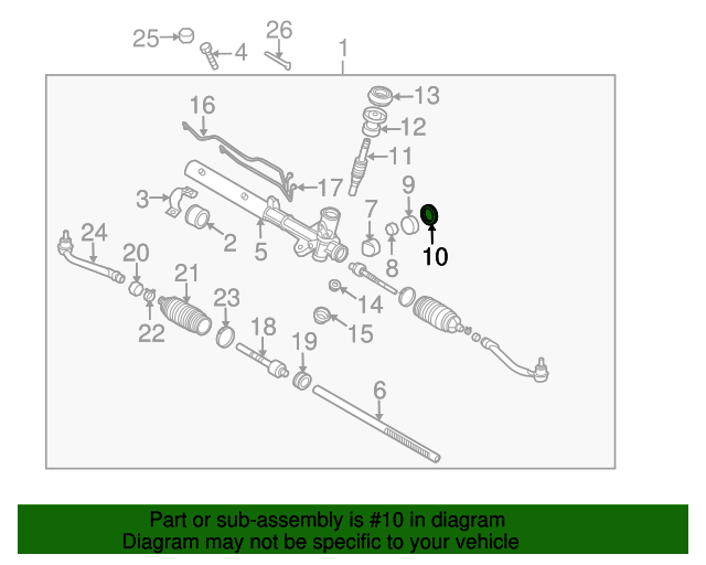 57718-24000 - Yoke Lock Nut 2010-2013 Kia | Kia.Parts Store