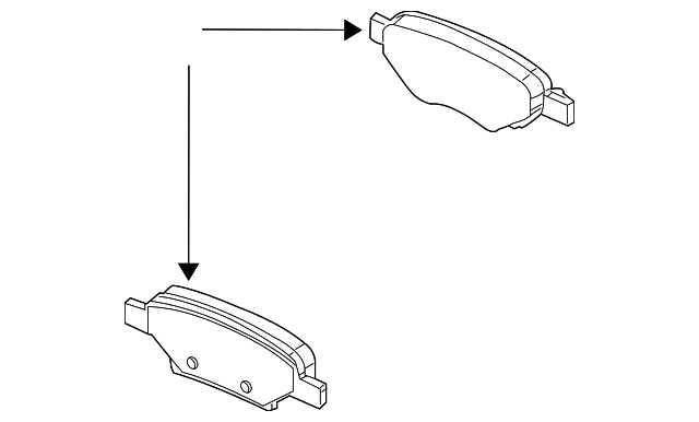 Buy Genuine GM Auto Parts - Pad (Part # 20801538) | GM Parts Store