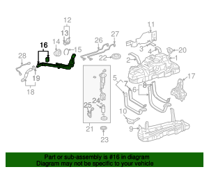 2004-2009 Lexus GX470 Fuel Filler Neck 77201-60A00 | OEM Parts Online