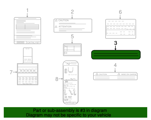 99053-JA20A - Oil Caution 2009-2024 Nissan | Nissan Parts & Accessories ...