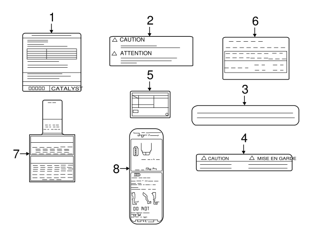 2017-2024 Nissan Info Label 81990-9TG0A | Team Nissan Inc.