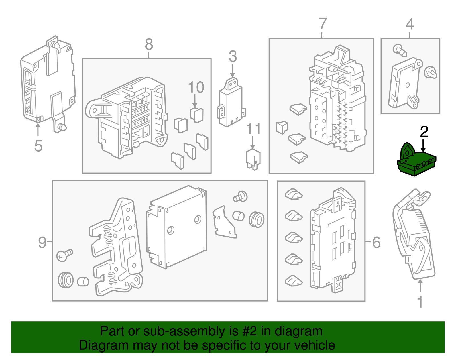 39200-TK8-A31 - 2014-2017 Honda Odyssey - Control Unit Active Noise | Honda Car Parts Direct