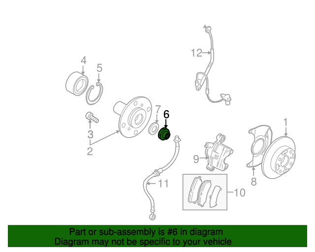 1989-2007 Suzuki Axle Nut 09159-18008 | World OEM Parts Subaru
