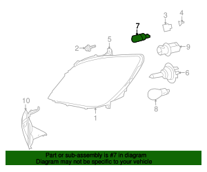 2005-2015 Mopar Exterior Bulbs 68517991AA | Mopar Parts Canada