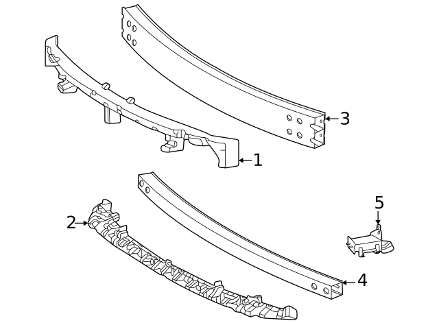 2021-2024 Toyota Sienna Lower Absorber 52618-08010 | Toyota Parts Center