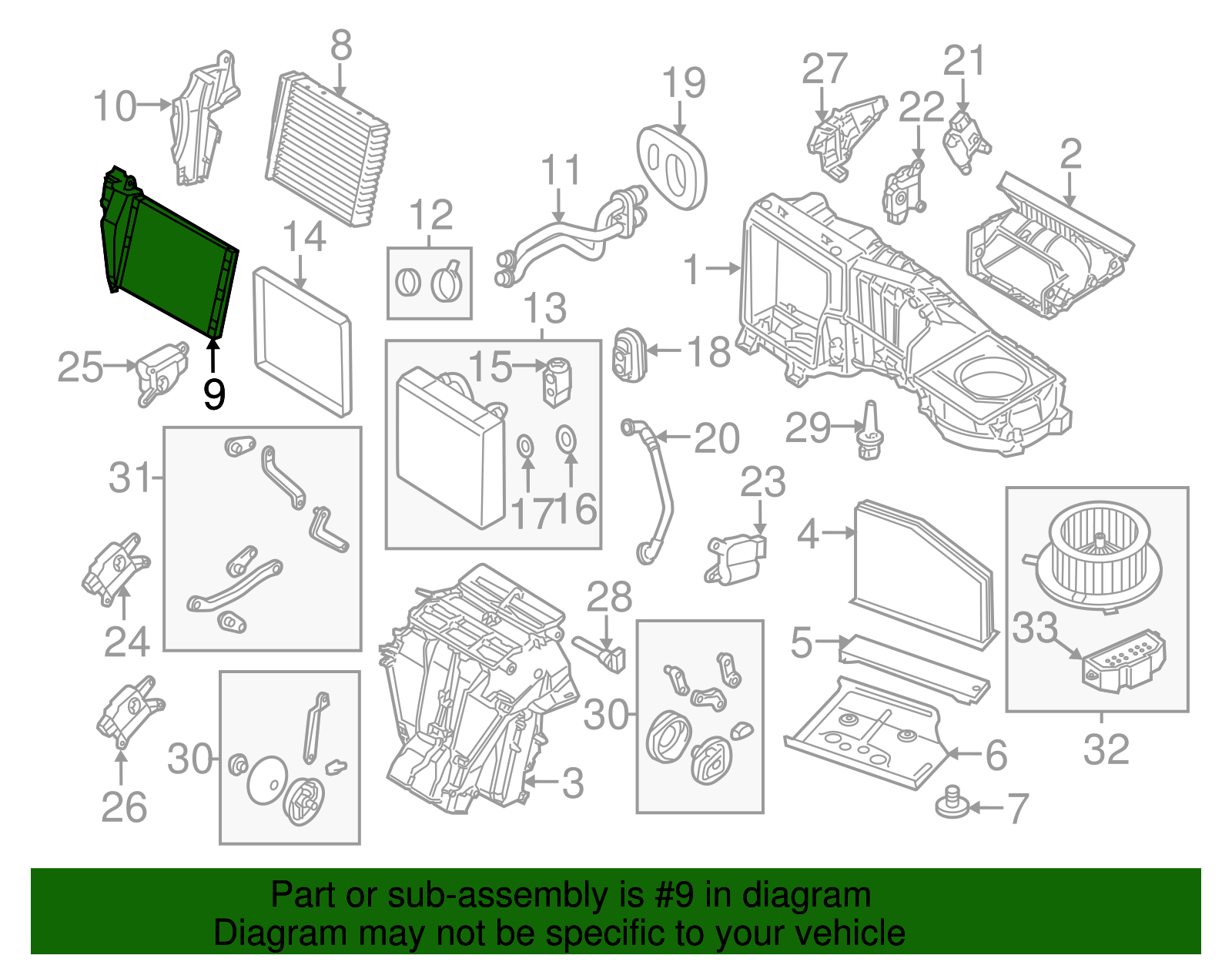 1K0-963-235-H - Heater Element 2008-2022 Volkswagen | Volkswagen Parts Catalog