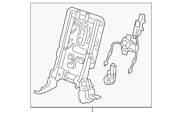 2018-2021 GM Seat Back Frame 84769400 | GMPartsDirect.com