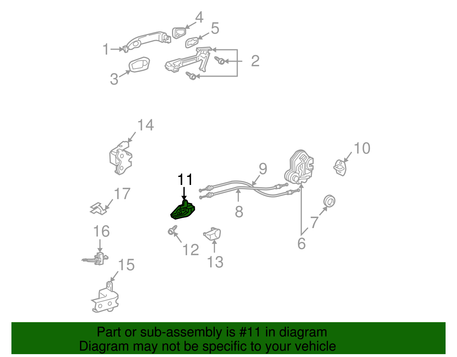 69207-48010-A0 - Handle, Inside 2004-2009 Lexus | Longo Lexus Parts