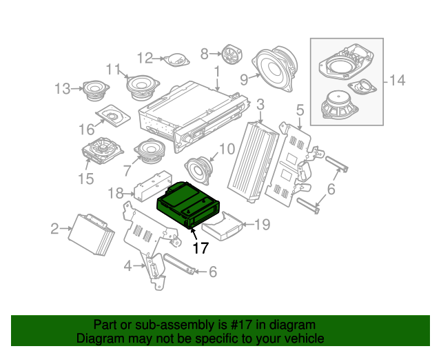 2001-2011 BMW Six-Disc CD Player/Changer - Sedan 65-12-9-131-850 | BMW ...