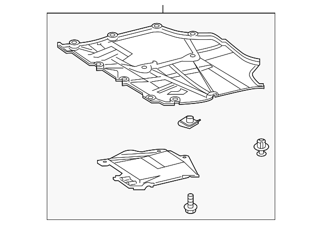 51410-02290 - Rear Shield - 2019-2024 Toyota Corolla | OEM Genuine ...