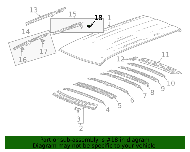 2021-2023 GM Coat Hook Bracket 84355876 | GMPartsDirect.com