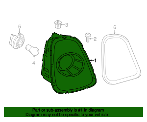 63-21-7-255-914 - Tail Light Assembly 2011-2015 Mini Cooper ...