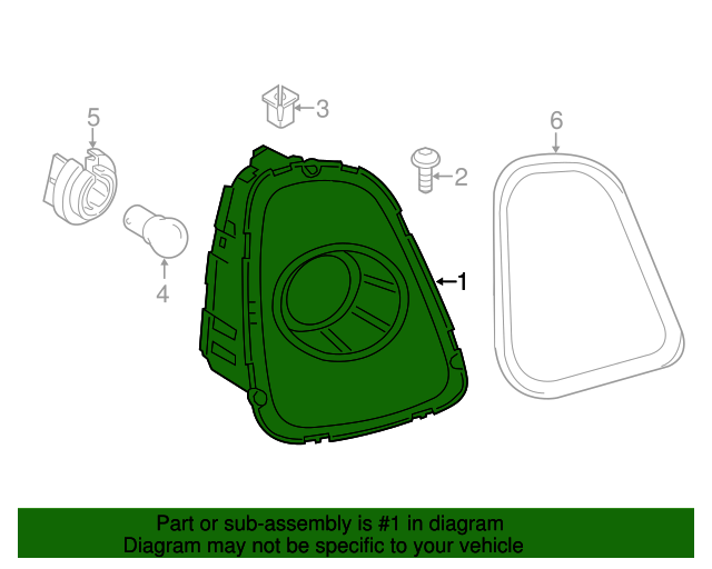 63-21-7-255-914 - Tail Light Assembly 2011-2015 Mini Cooper ...