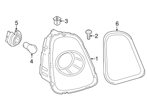 63-21-7-255-914 - Tail Light Assembly 2011-2015 Mini Cooper ...