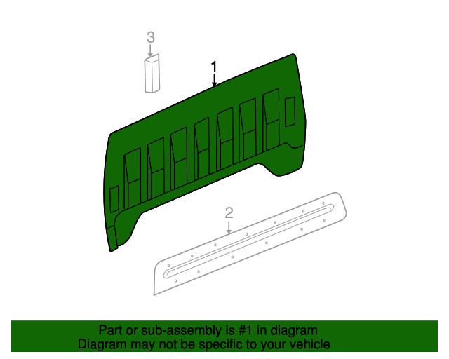 1999-2014 GM Body Rear Outer Panel 25881711 | GM Parts Center