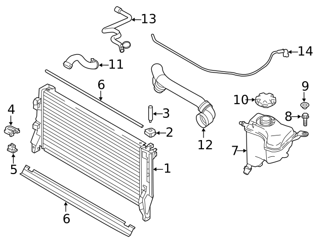 17-12-8-658-483 - Overflow Hose - 2020-2024 Mini Cooper Countryman ...