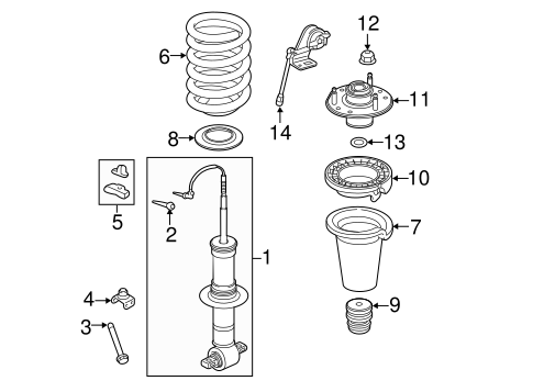 Shocks & Struts for 2017 GMC Sierra 1500 | GMPartsDirect.com