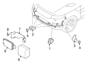 2017-2018 Land Rover Sensor LR081490 | OEM Parts Online