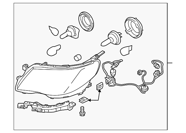 2008-2013 Subaru Forester Composite Assembly 84001SC061 | OEM Parts Online
