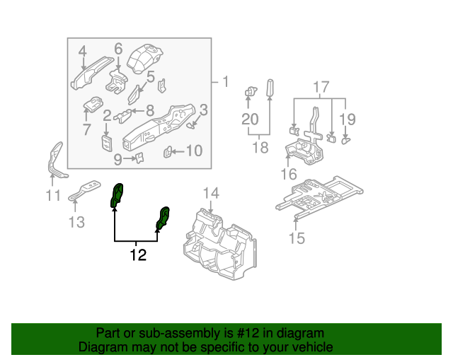 60831-SL0-000 - Hook 1991-2005 Acura NSX | AutoNation Parts