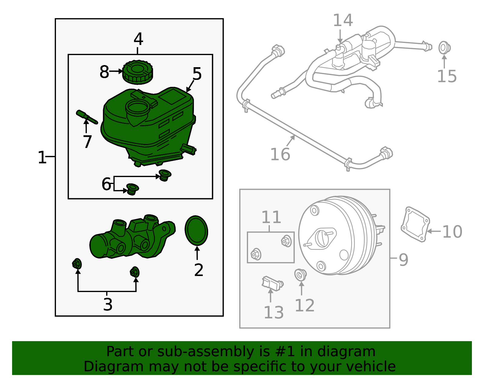 BRMC-282 - Motorcraft™ Master Cylinder 2019-2023 Ford Ranger ...
