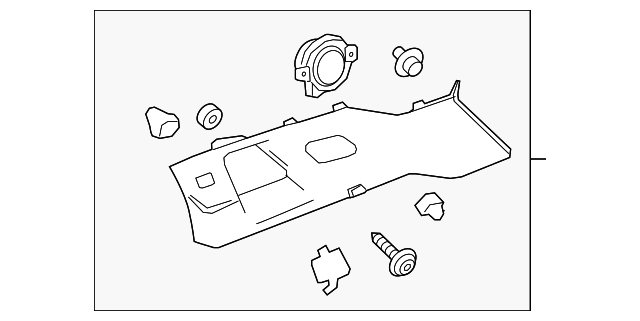 84297517 - Jet Black Driver Side Quarter Upper Trim Panel 2017-2024 ...