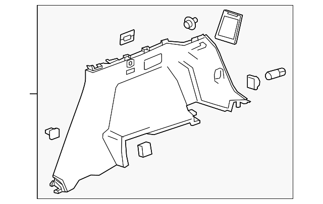 84961107 GM Lower Quarter Trim | GM Parts Store