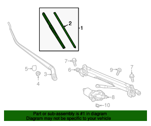 2017-2023 Mazda CX-5 OEM NEW 2017-19 Mazda CX5 Front Windshield Wiper ...