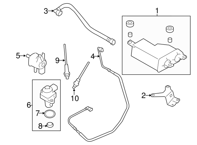 2011-2017 Subaru Egr Valve 14710AA770 | OEM Parts Online