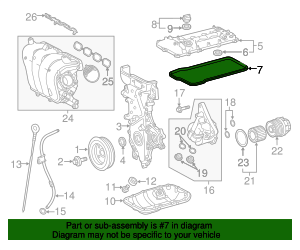 2010-2022 Toyota Engine Valve Cover Gasket 11159-37010 | LaGrange Toyota