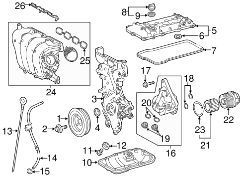 Engine Parts for 2018 Toyota C-HR | Toyota Parts Center