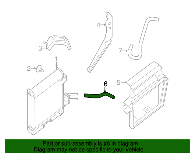 21636-3KA0A - Upper Hose 2013-2016 Nissan Pathfinder | Nissan Parts ...