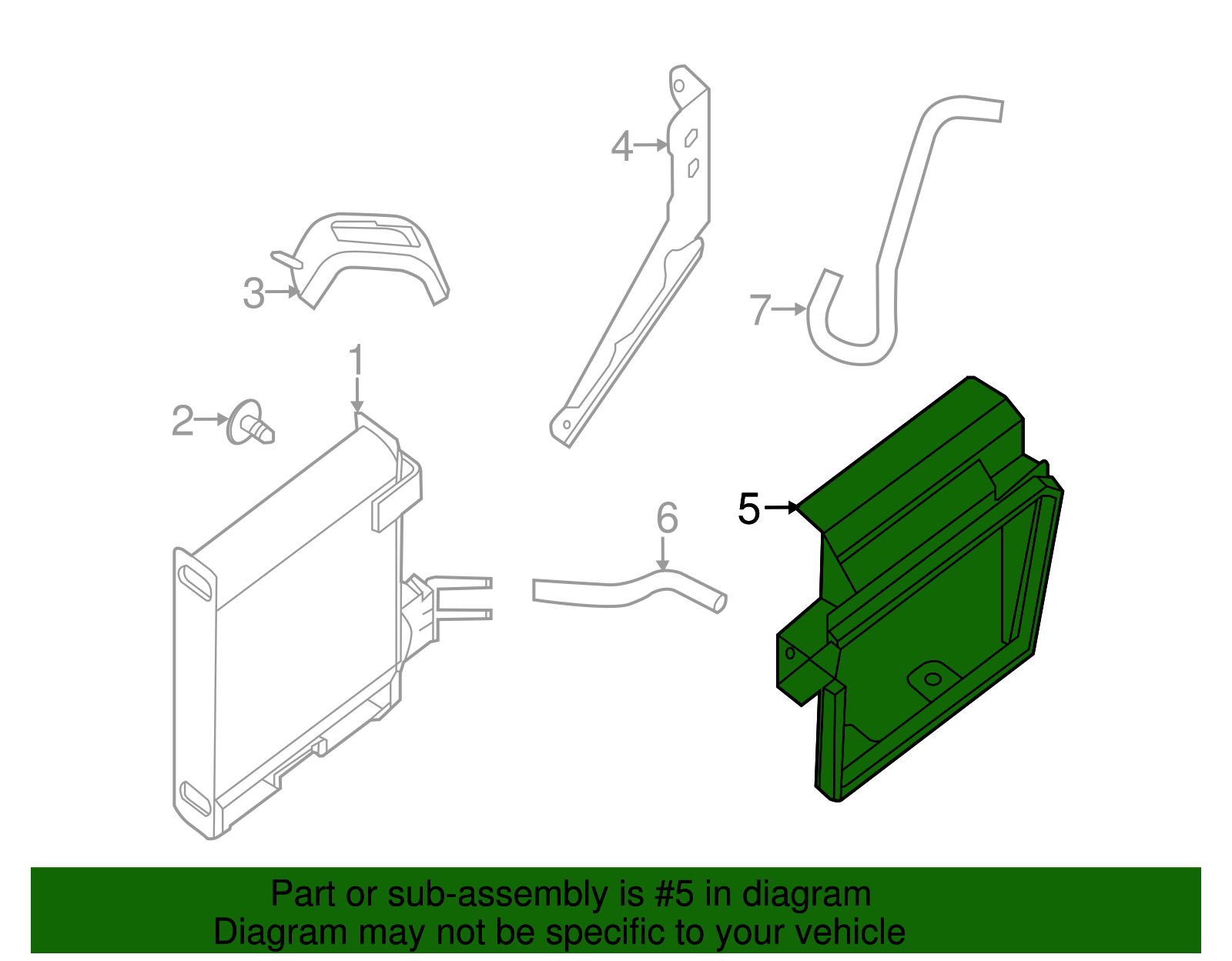 21609-3JA0A - 2013 Nissan Pathfinder - Air Guide | Anicra Nissan Parts