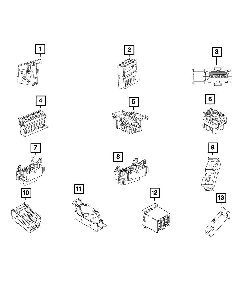 2015-2022 Mopar Electrical Connector 68601328AA | Mopar eStore