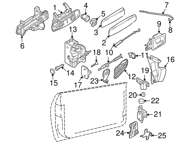 8P4-837-916 - Exterior Door Handle Cover 2006-2013 Audi ...