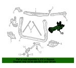 68223399AA - Support Bracket - 2014-2020 Jeep Grand Cherokee | Mopar ...