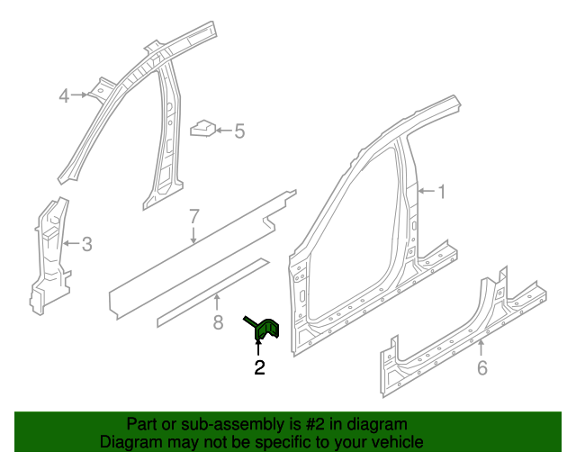 71117-2M000 - Mount Bracket - 2010-2020 Hyundai | World OEM Parts Hyundai
