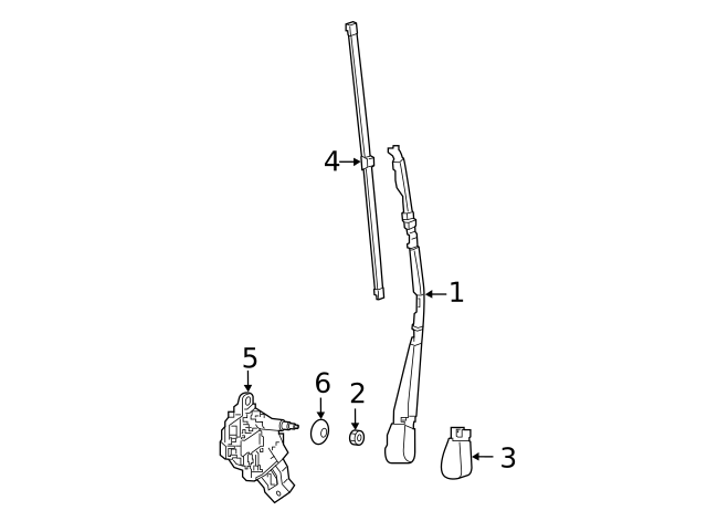Wiper Motor Grommet - Part #000-998-72-05-64 | Mercedes Parts Center