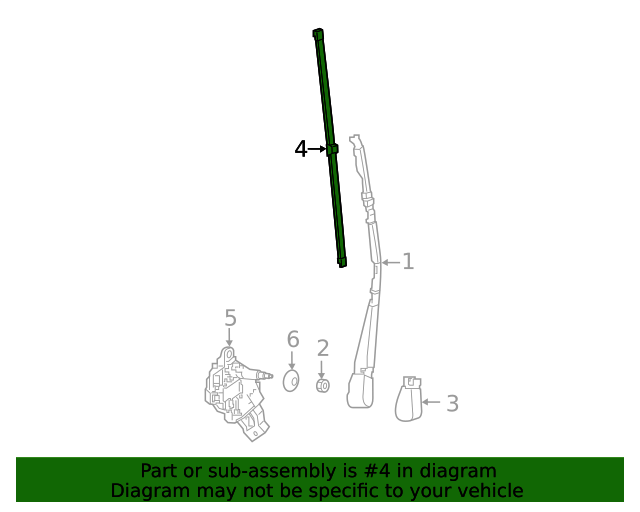 001-820-38-45 - Back Glass Wiper Blade 2010-2024 Mercedes-Benz ...