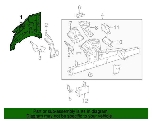 906-620-05-10-7390 - Inner Fender 2010-2018 Mercedes-Benz | Mercedes ...