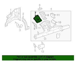 906-620-72-00 - Wheelhouse Panel 2014-2020 Mercedes-Benz | Mercedes ...