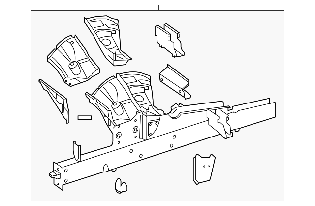 906-620-78-00 - Front Side Rail 2017-2018 Mercedes-Benz | Mercedes-Benz ...